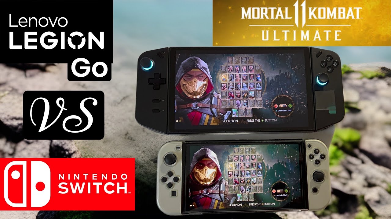 Lenovo Legion Go VS Nintendo Switch OLED Graphics ( MORTAL KOMBAT 11 ...
