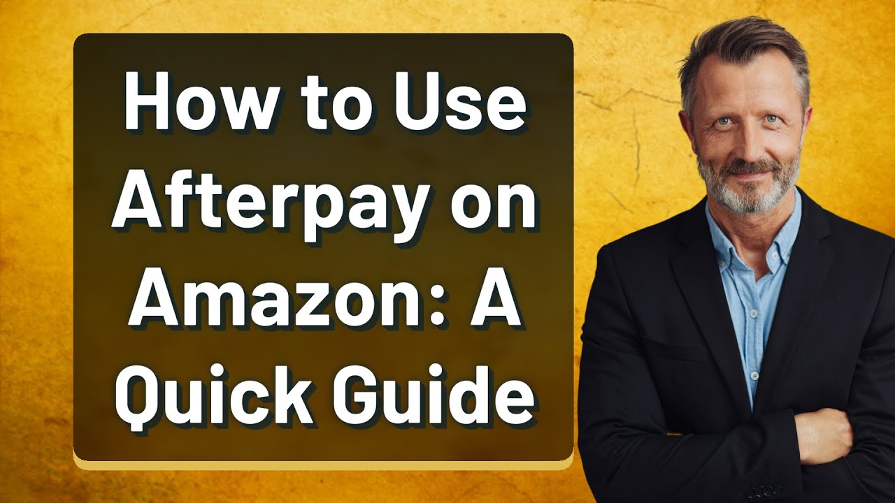 How to Use Afterpay on Amazon: A Quick Guide - YouTube