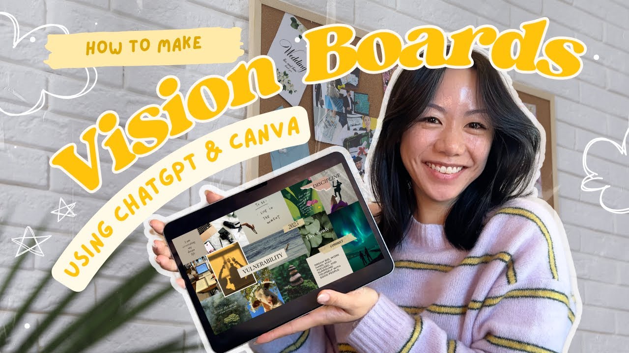 Set Intentions for 2025 💫 How I Use ChatGPT & Canva to Create my Vision ...