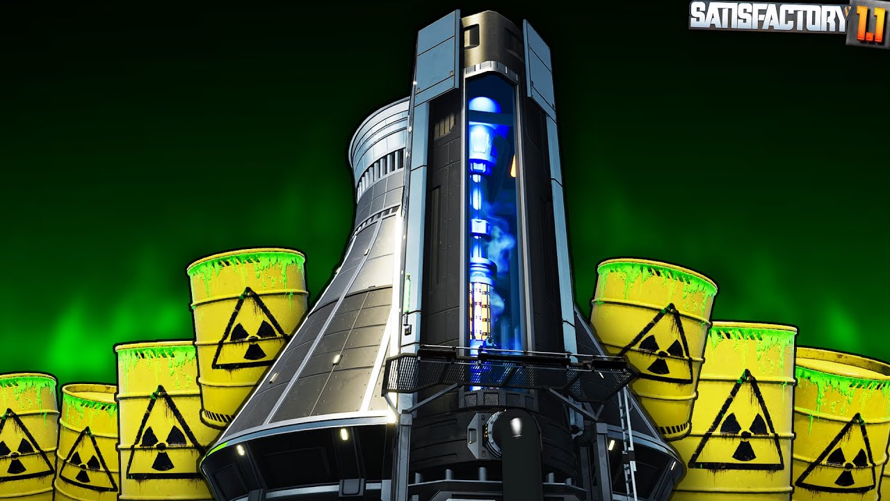The ULTIMATE Nuclear Power Plant is ALIVE! - Satisfactory 1.1 - YouTube