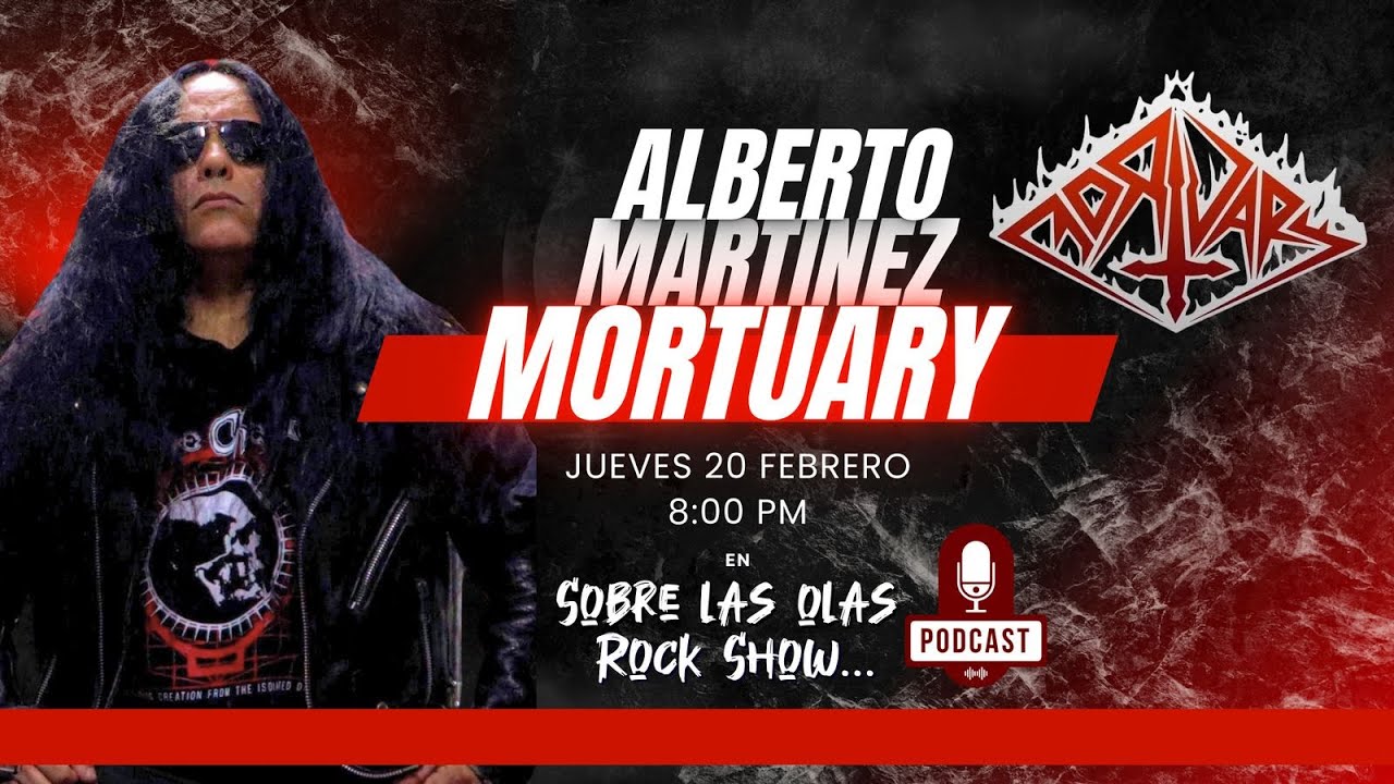 Alberto Martínez MORTUARY guitarrista y fundador de la legendaria banda ...