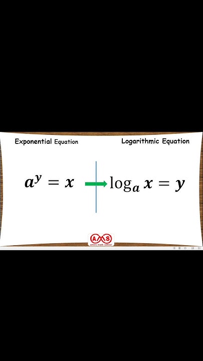 logarithmic equation; exponential equation; logarithmic to exponential equation conversion;# ...