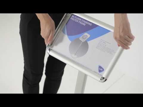 Assembling a freestanding poster frame (MBA)