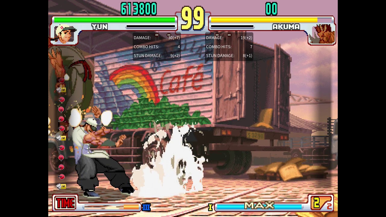 SF3: 3rd Strike (30th Anniversary) - Yun Zenpou Damage Scaling Test ...