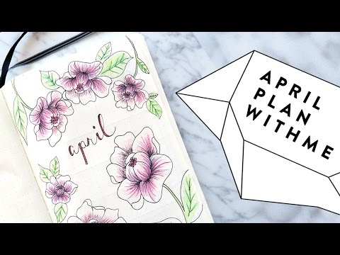 2017 APRIL Bullet Journal Update | Plan with Me APRIL Bujo Flip Through | Miss Louie