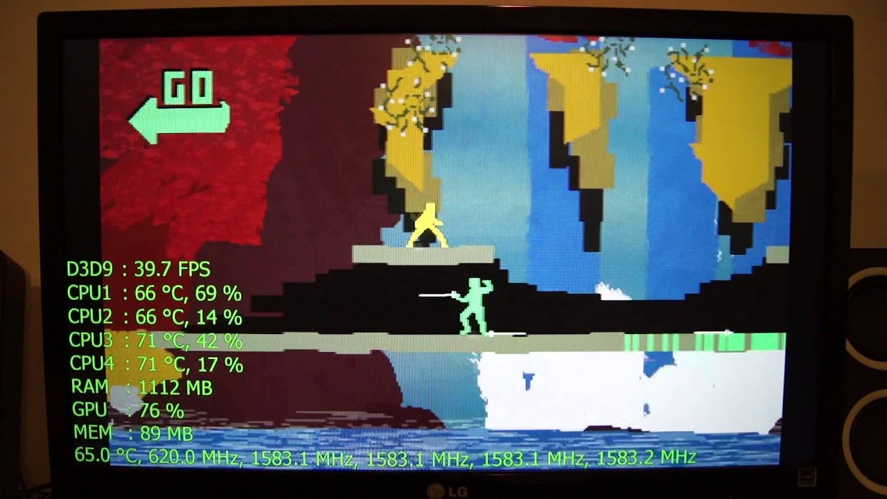 Intel Compute Stick (1st GEN) Gaming: Nidhogg - 1080p - YouTube