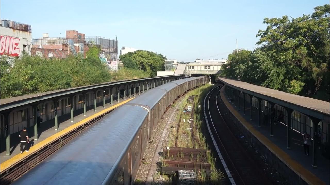 NYC Subway: Coney Island bound R46 Q Train (via Sea Beach) passing 8 Av - YouTube