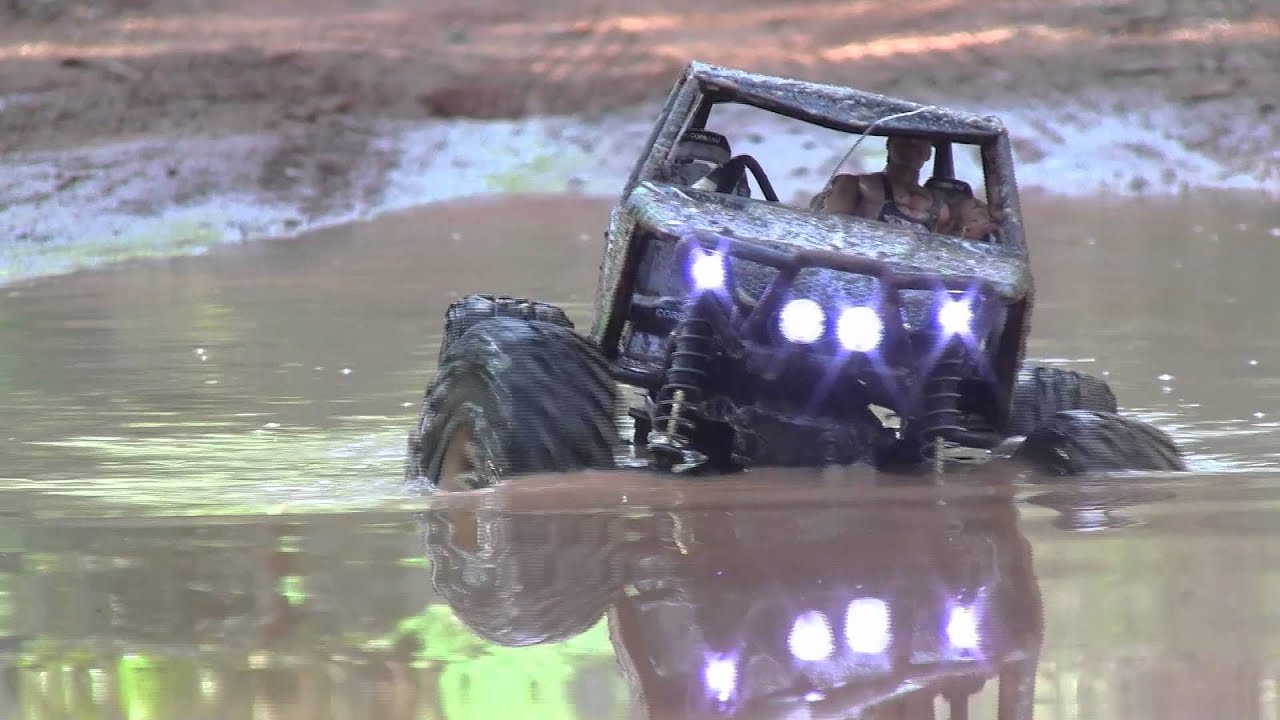 RC TRAIL ADVENTURES - AXIAL WRAITH - WATERPROOF WRAITH TEST - YouTube