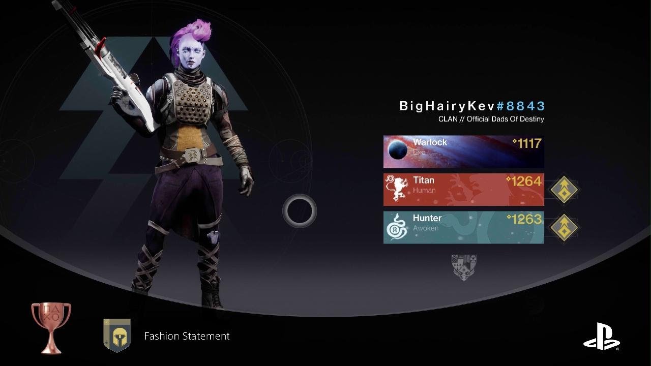 PS5 Trophies - Destiny 2 - Fashion Statement (BRONZE) - YouTube