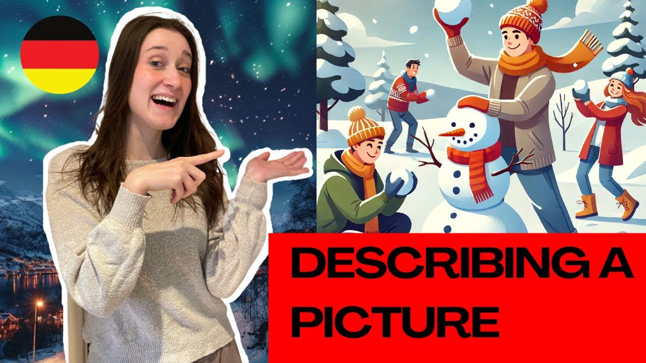 Bild beschreiben auf Deutsch | Describing a picture in German - YouTube