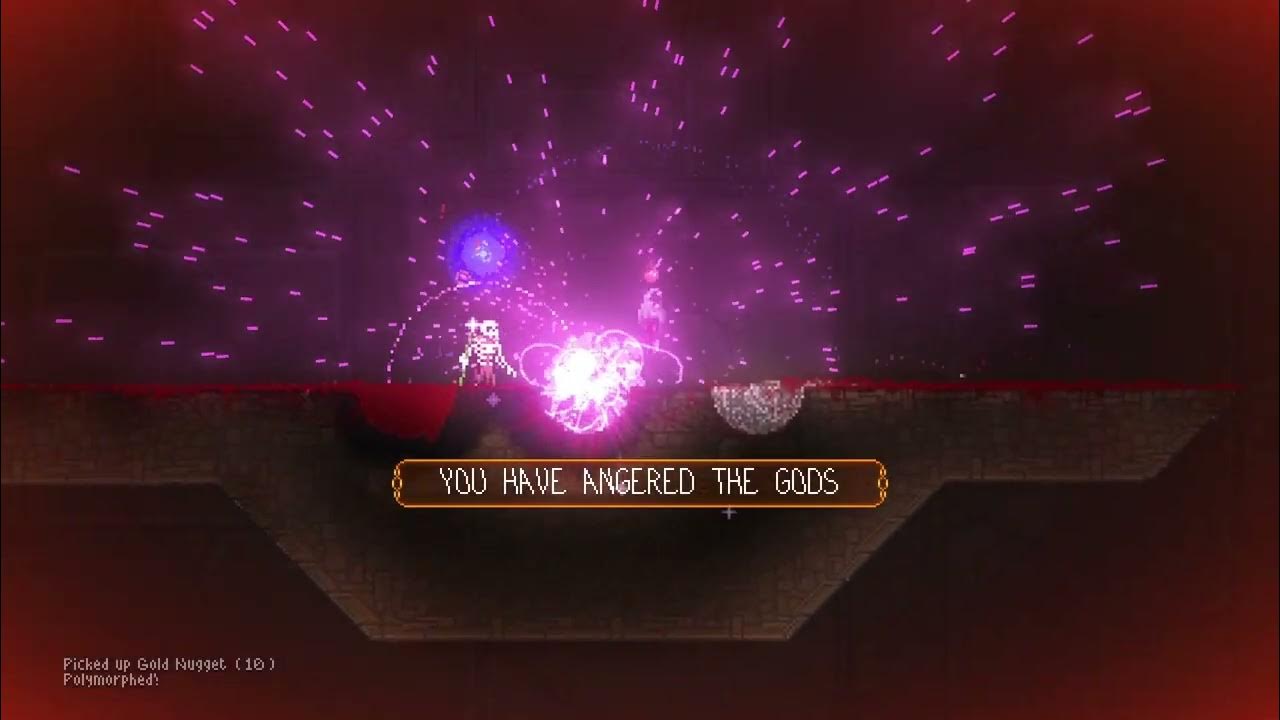 polymorph at altar in noita - YouTube