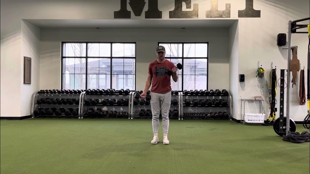 Alternating DB Bicep Curls - YouTube