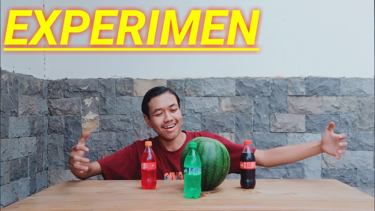 #EXPERIMEN sampai muncrat ke muka 🤣 - YouTube