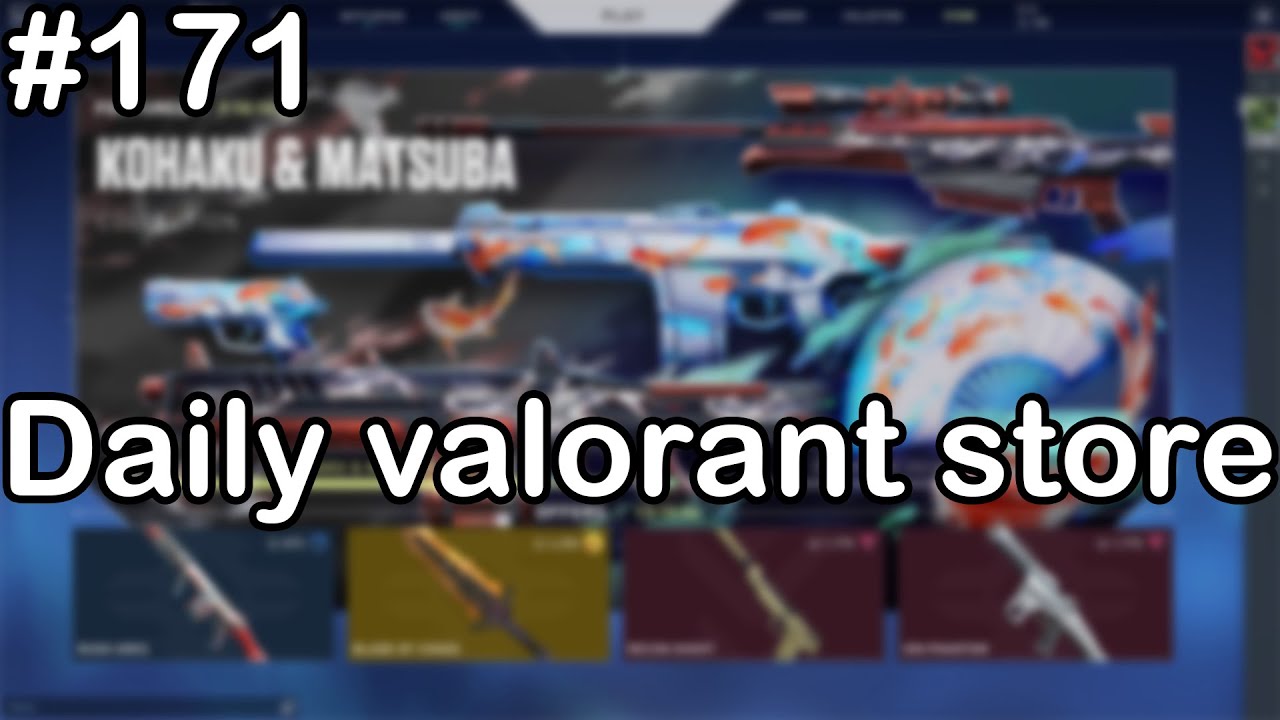 Daily valorant store - I got Ion Phantom & Recon Ghost (Day171) - YouTube