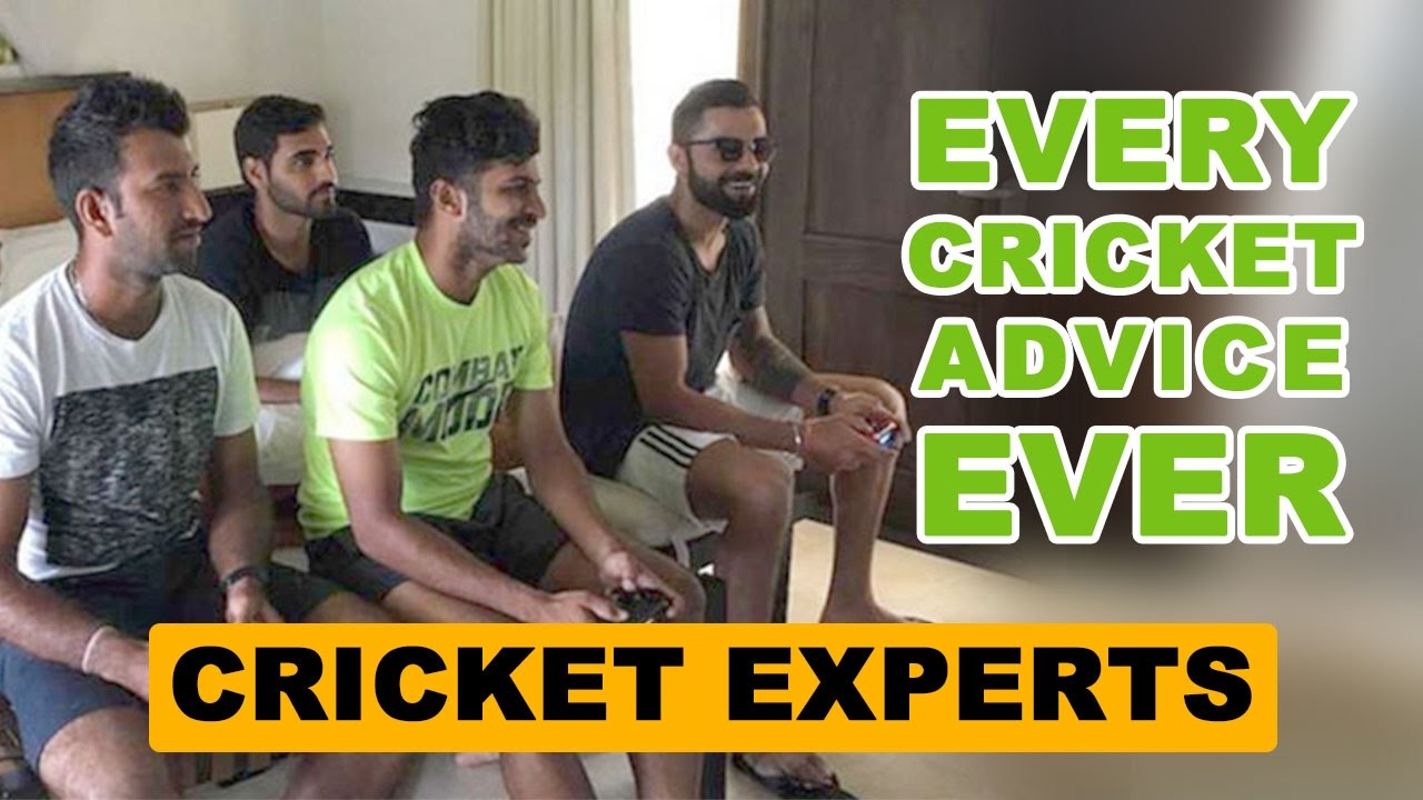 Cricket in INDIA | Every Cricket Advice Ever | Cricket Experts - YouTube