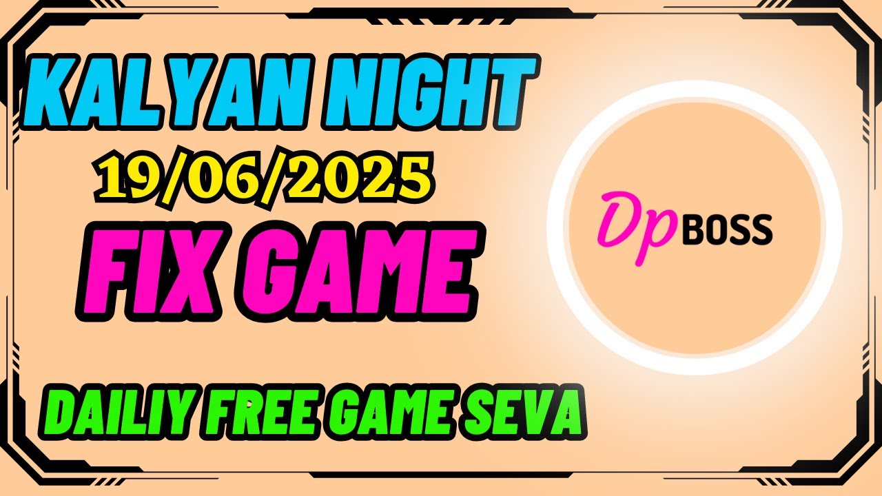 KALYAN NIGHT 19/06/2025 | KALYAN NIGHT CHART | KALYAN NIGHT MATKA ...