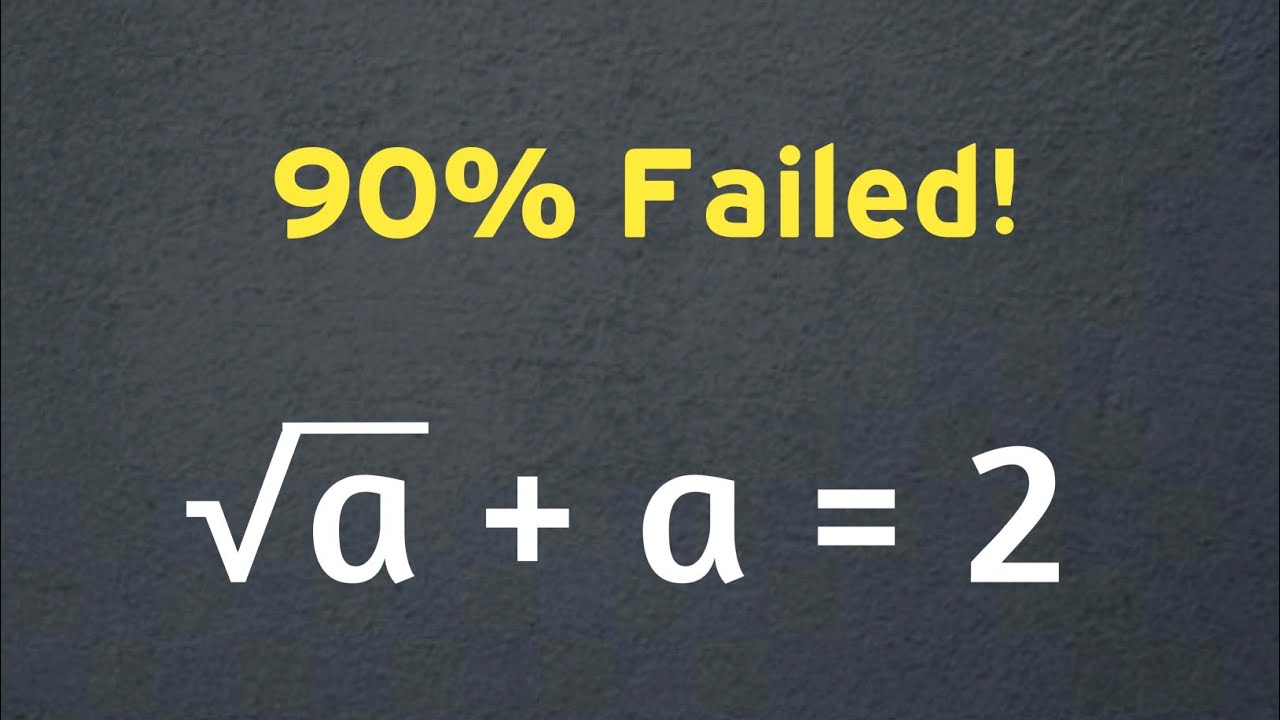 Math Olympiad | Hardest Math Problem in the World | Algebra Problem ...