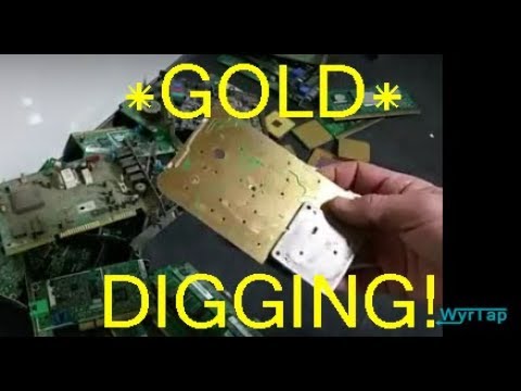 Gold scrapping electronics - where to find jackpot. - YouTube