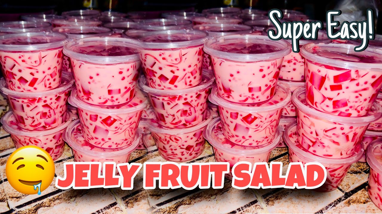 HOW TO MAKE JELLY FRUIT SALAD | 7 INGREDIENTS ONLY ( Easy dessert ...