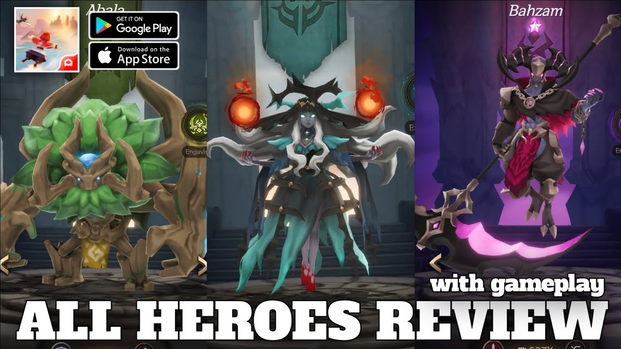 New Games!! SOULS [Android/IOS] - All Heroes Review and Gameplay - YouTube