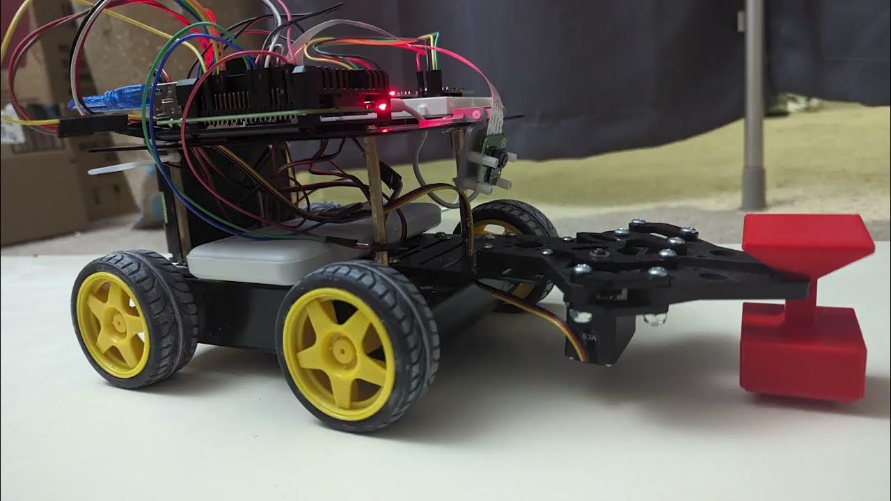 Robot Object Pick up using computer vision - UMD Autonomous Robots - YouTube