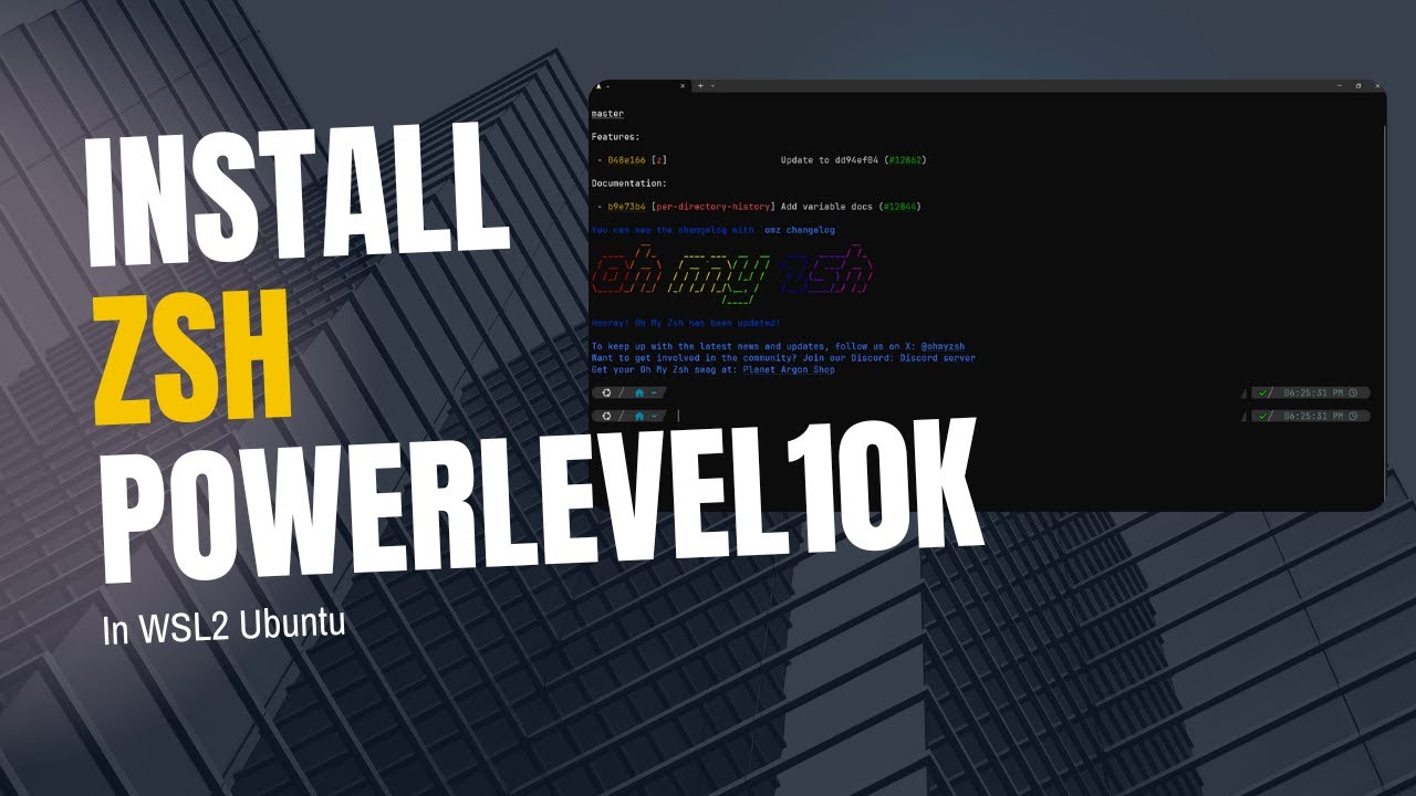 SUPERCHARGE Your WSL 2 Ubuntu with Zsh, OhMyZsh, and Powerlevel10k ...