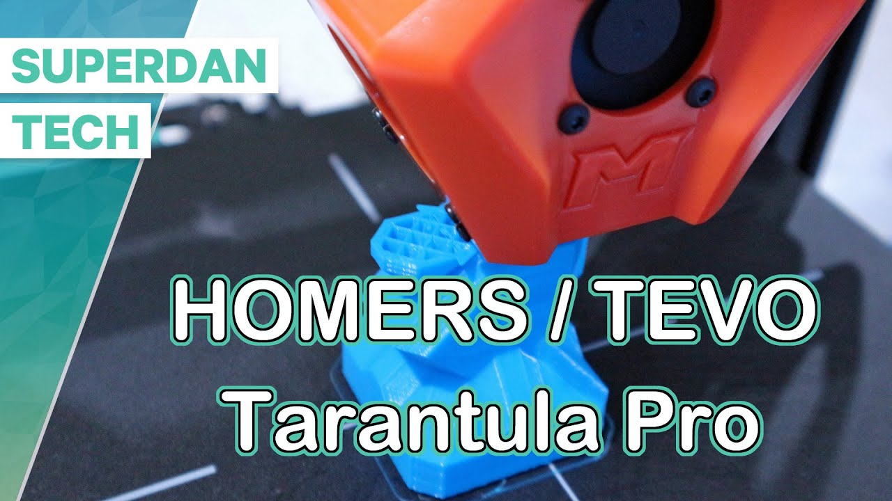 Homers / Tevo NEW Tarantula Pro 3D printer | First power ON and print ...
