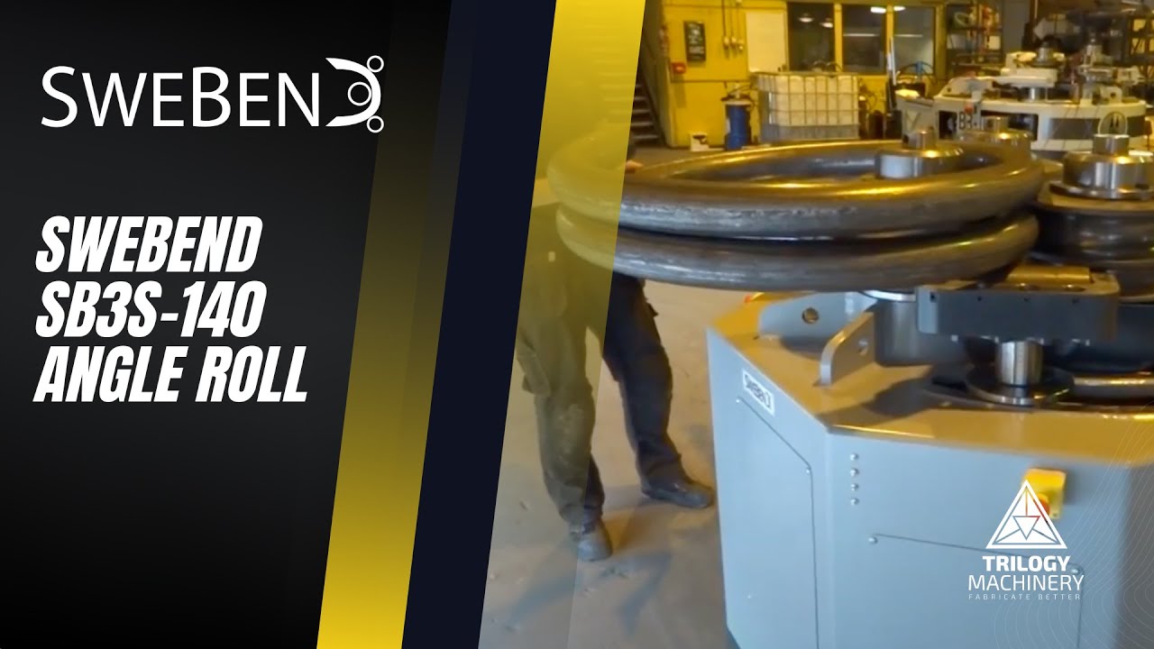 SWEBEND SB3S-140 ANGLE ROLL - YouTube