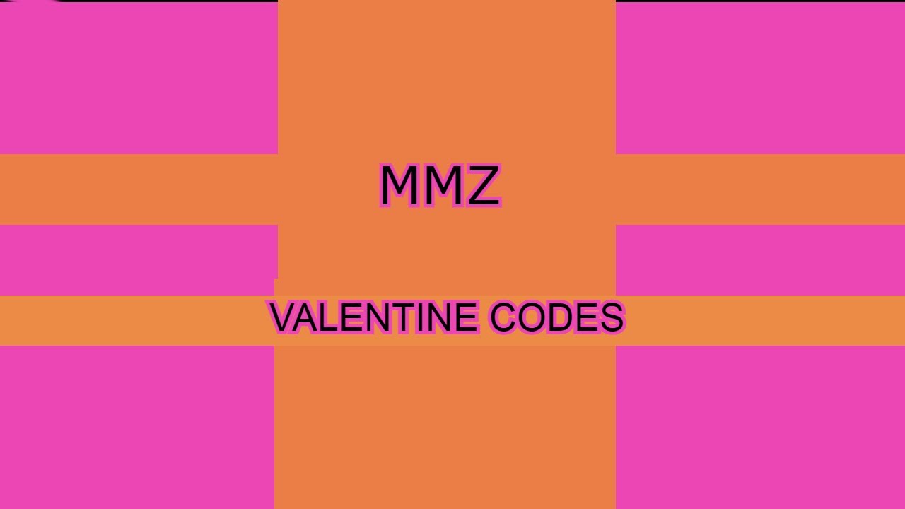 MMZ VALENTINE CODES 2022 (Roblox) - YouTube