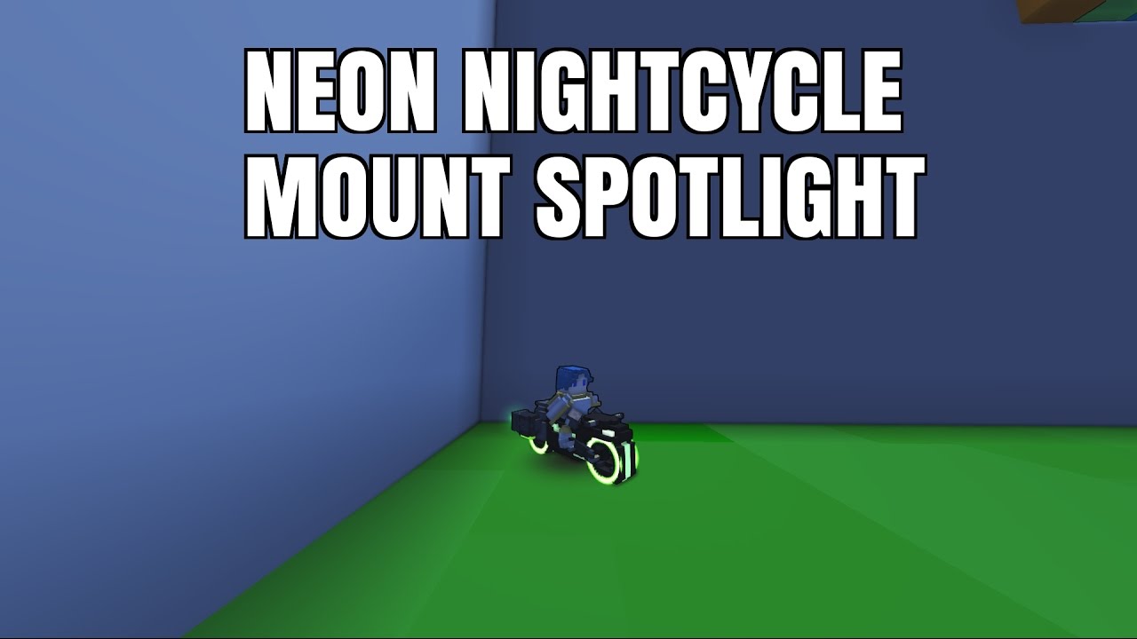 Neon Nightcycle | Trove Mount Spotlight - YouTube
