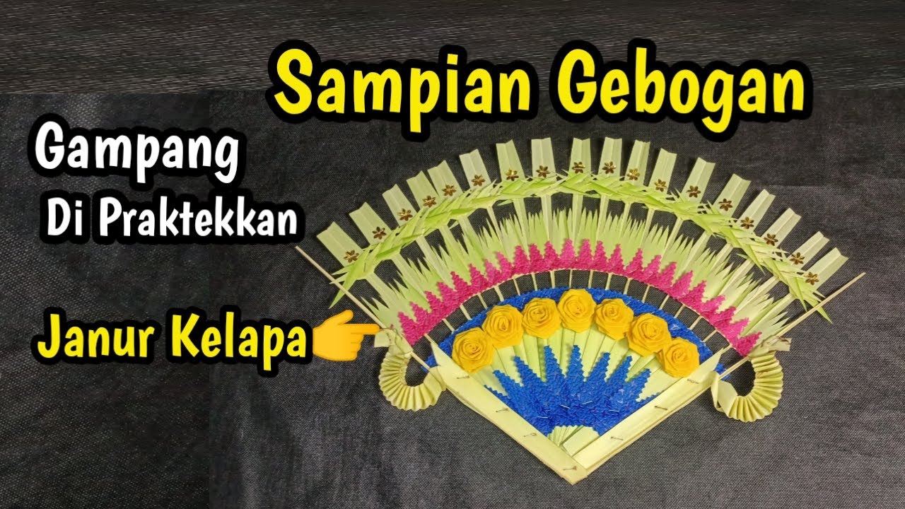 Cara Membuat Sampian Gebogan Sederhana || Simple & Cantik. - YouTube