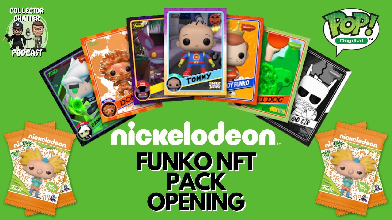 Ripping Open Some Nickelodeon Funko NFT Packs | I Pulled A Redeemable ...