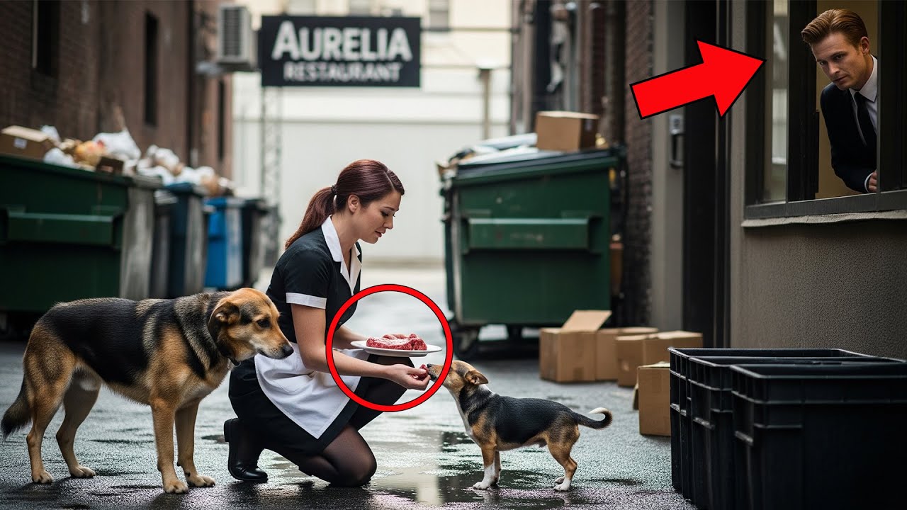 Millionaire Notices Waitress Giving Food to Stray Dogs — Next Morning ...