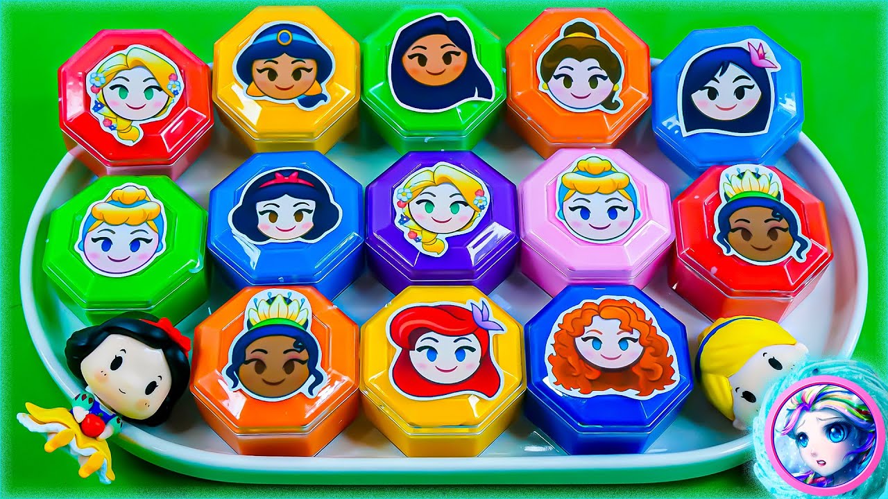 Satisfying Slime Video! Looking For Disney Princesses Slime in ...