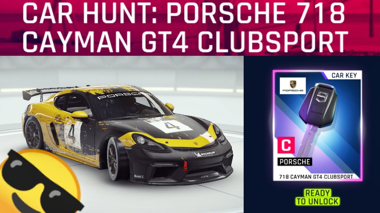 ASPHALT 9 | UNLOCKING PORSCHE 718 CAYMAN GT4 | CAR HUNT | CAR KEY | β∆ ...