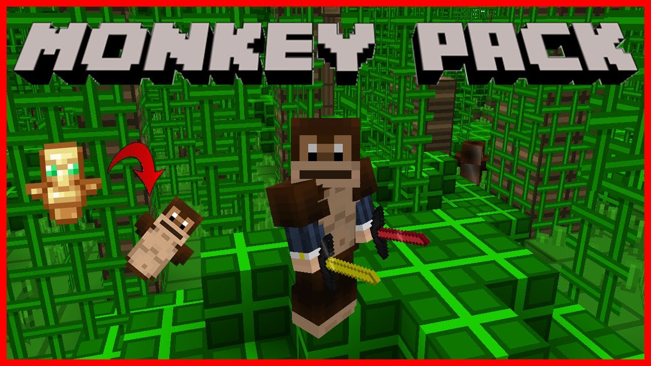Monkey Pack | 16x Minecraft Pack ft. SyndicateNA, Adderral - YouTube