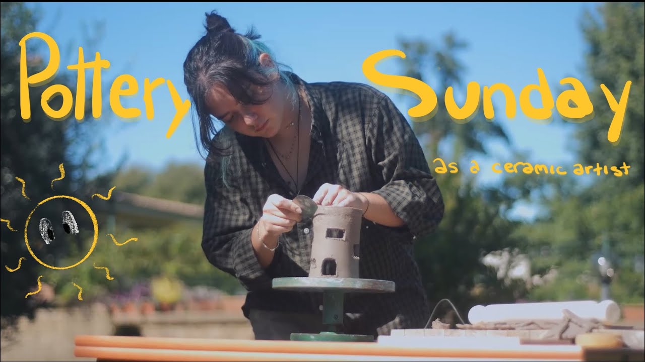 Pottery Sunday as a ceramic artist - YouTube