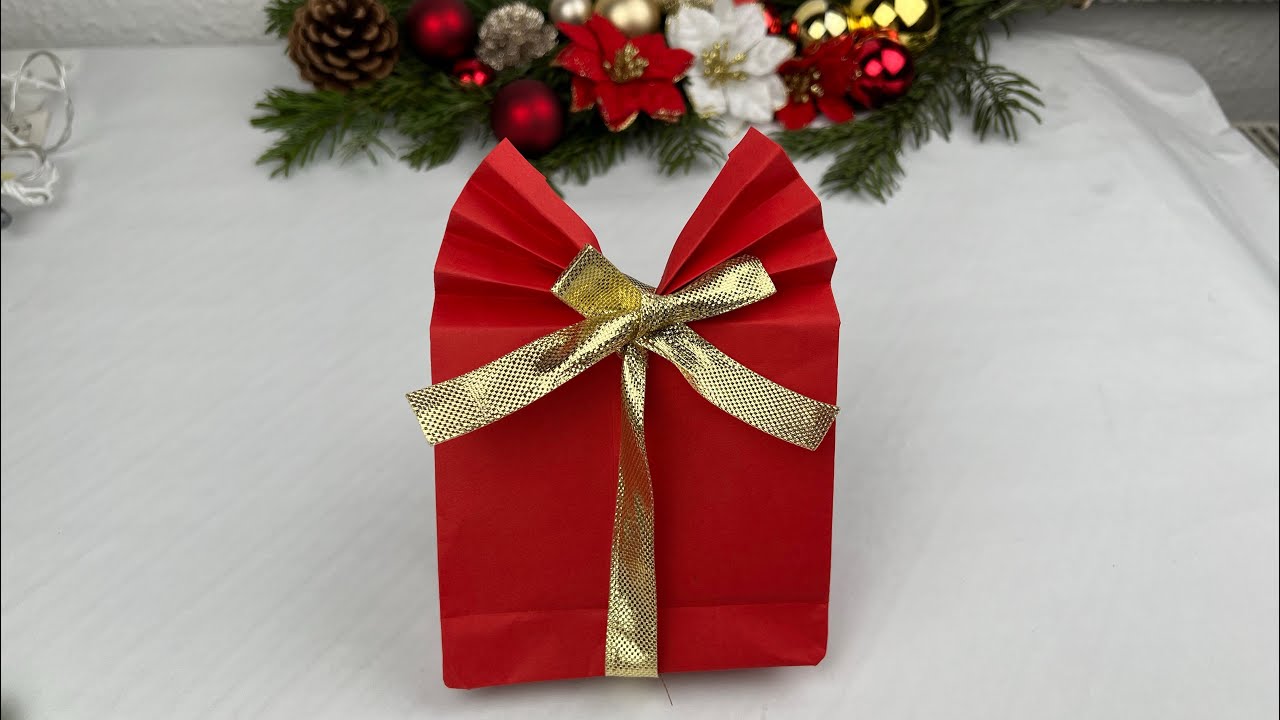 Embalagem para presente / How to make a GIFT Box - YouTube