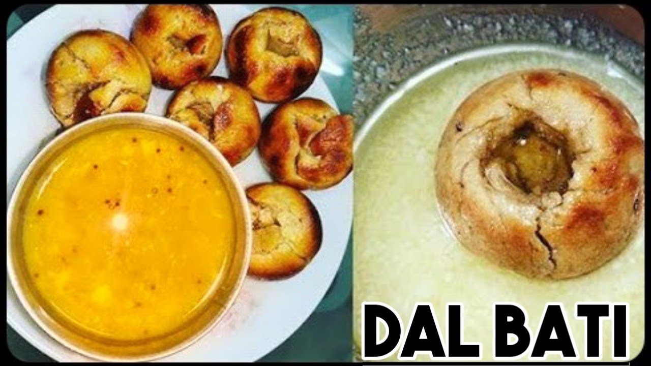 Dal Bati recipe| Rajasthani style bati| Bati recipe in appe pan ...