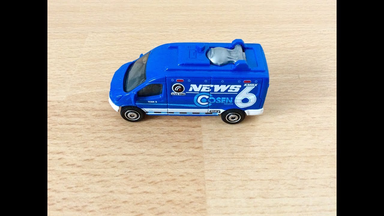 Mattel Matchbox Blue Toy Ford Transit News Van #toysworlduk #mattel # ...