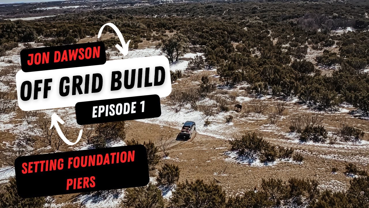 Off Grid Build (foundation layout) - YouTube