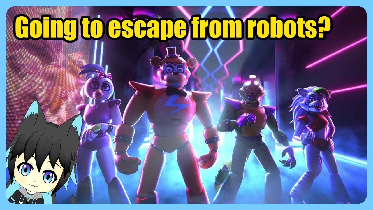 Gonna Escape from THE ROBOTS [Fnaf Security Breach] - YouTube