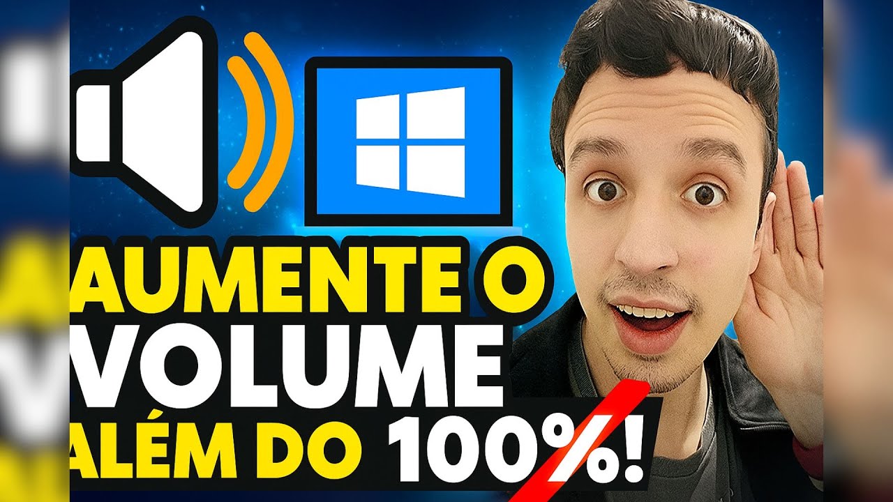 Como Aumentar o Volume do PC Além do 100% [Funciona 2025] - YouTube