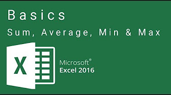 Excel Learning Series - YouTube