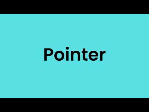 Pointer in C program - YouTube