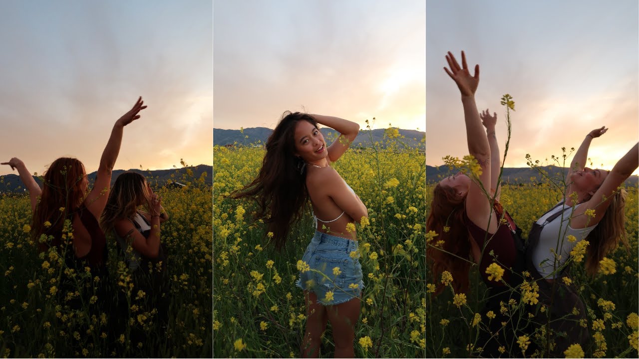 EARTH DAY (super bloom photo shoot, shopping haul & road trip) - YouTube