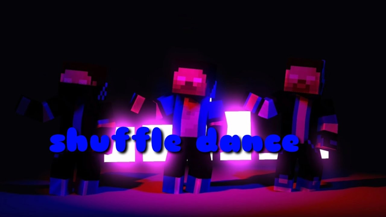 shuffle dance minecraft animation - YouTube