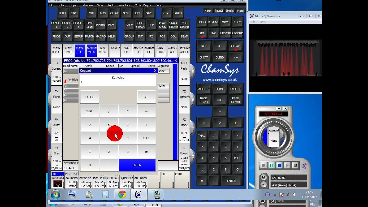 ChamSys Dicas Execute View - YouTube