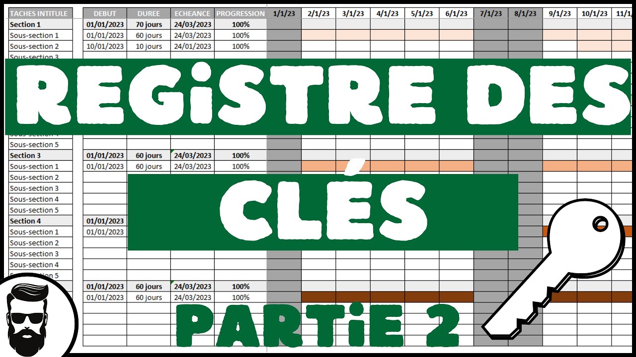 #2 Registre des clés : Les formules - YouTube
