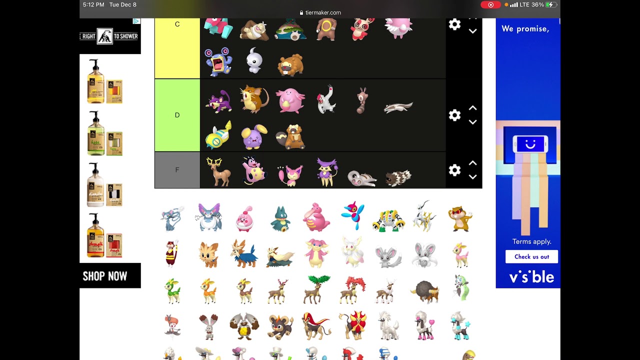 Normal Type Pokémon Tier List! - YouTube